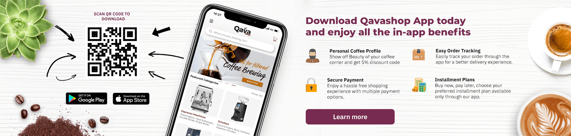 Buy Coffee Beans and Coffee Equipment in Saudi Arabia - Qavashop